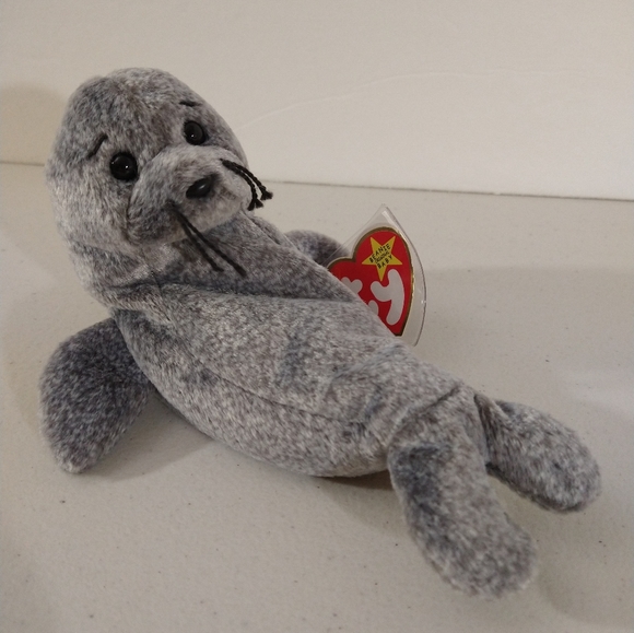 Ty | Toys | Mint Original Ty Beanie Babies Slippery The Seal 1798 ...